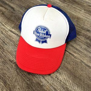 Pabst Blue Ribbon | Accessories | Vintage Pabst Blue Ribbon Trucker Hat ...